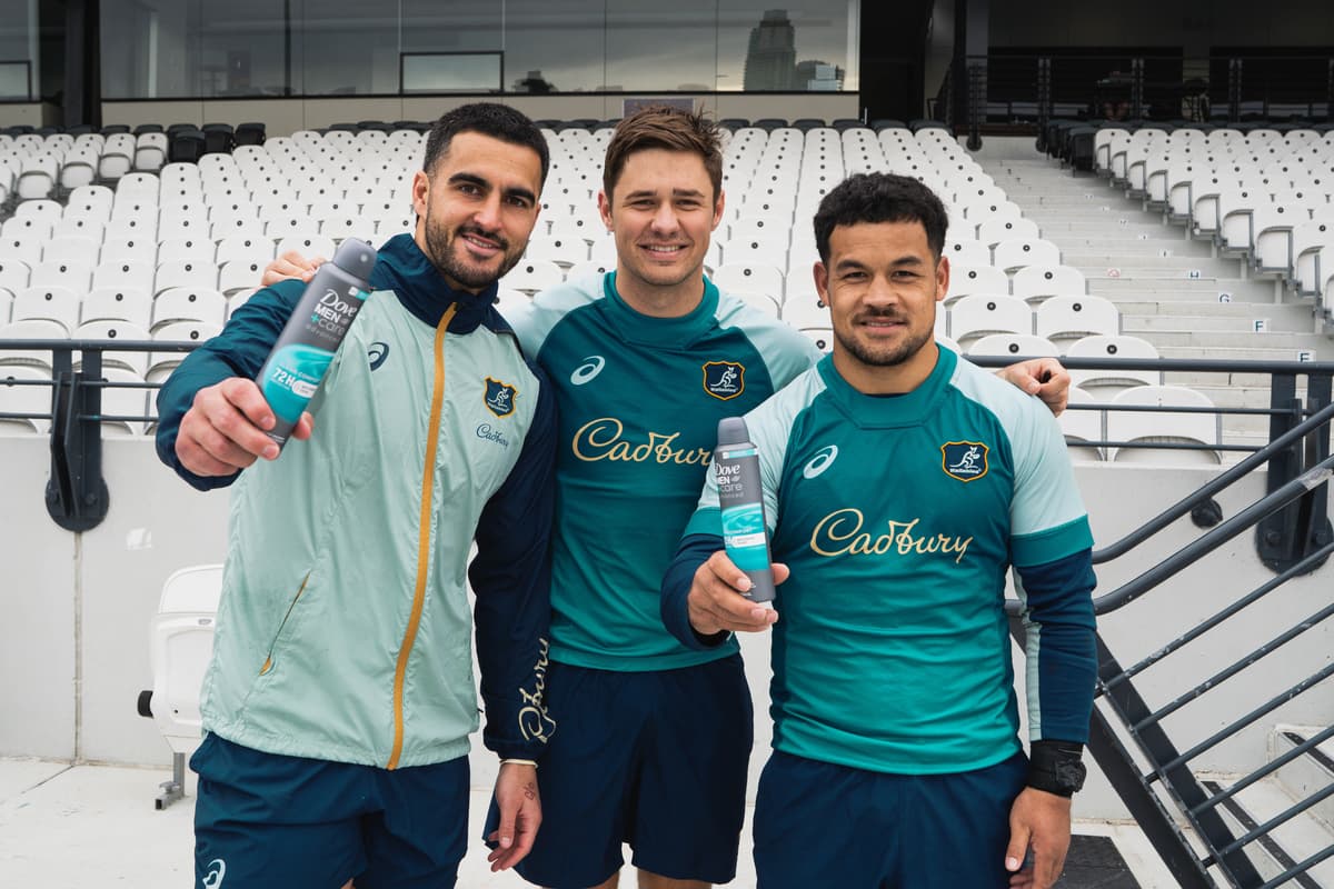 Dove Men+Care gets on board with the Wallabies
